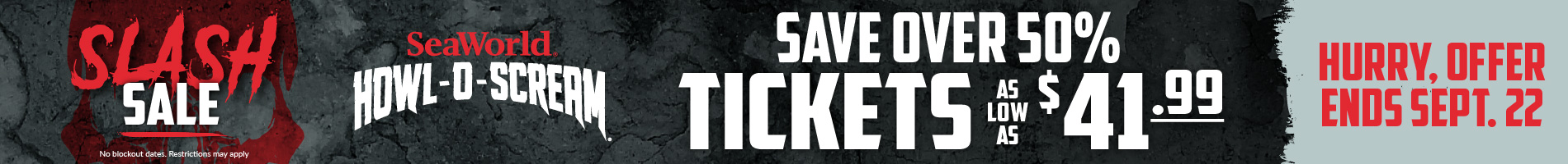 Purchase Howl-O-Scream Tickets & Packages | SeaWorld San Diego